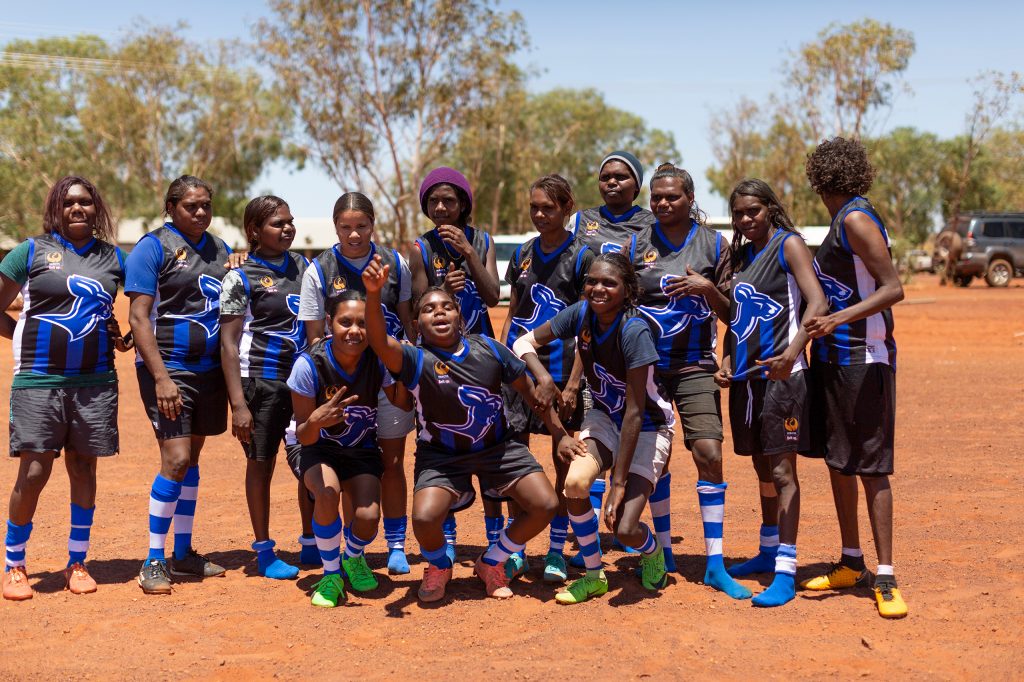 Balgo women's footy hits the mark - WAPHA